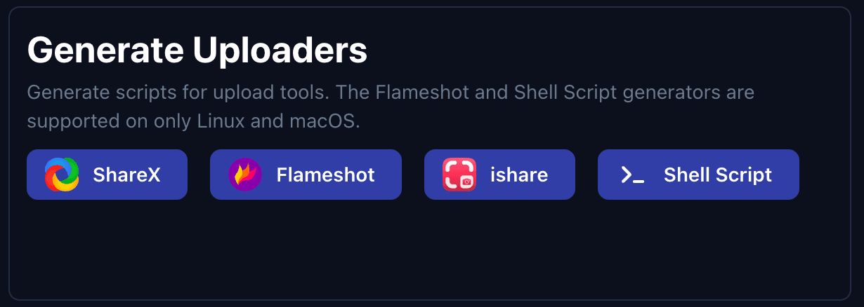Windows: ShareX – Docs – Zipline